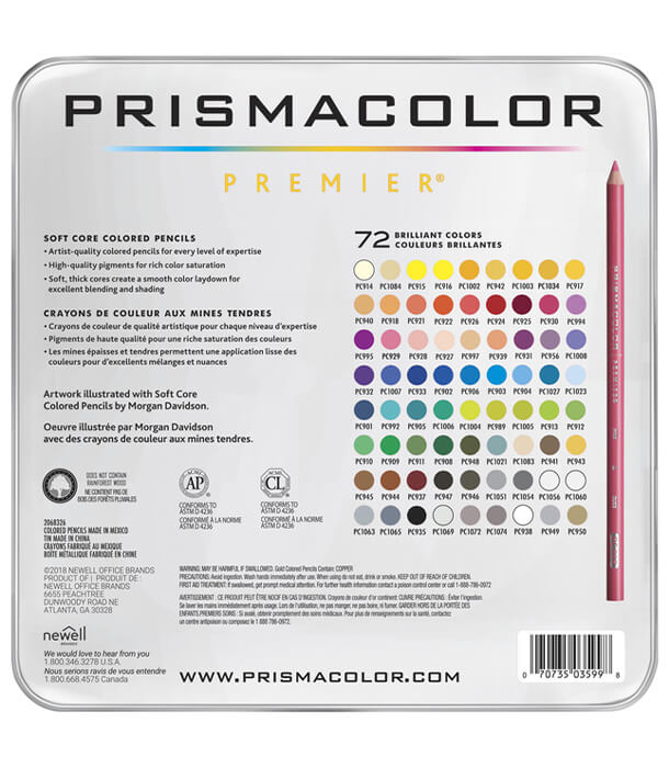 Набор карандашей Prismacolor Premier (72 штуки)